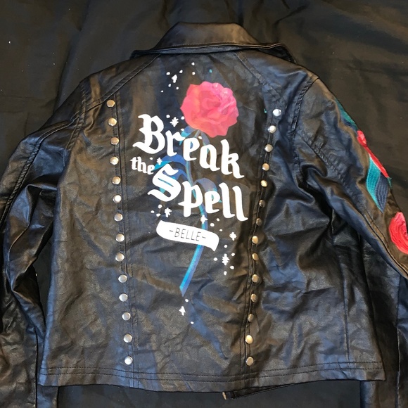 Disney | Jackets & Coats | Disney Belle Leather Jacket | Poshmark
